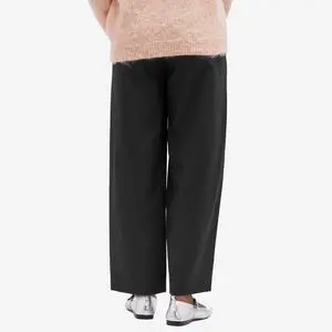 Auralee Light Melton Slacks - Top Charcoal | Editorialist